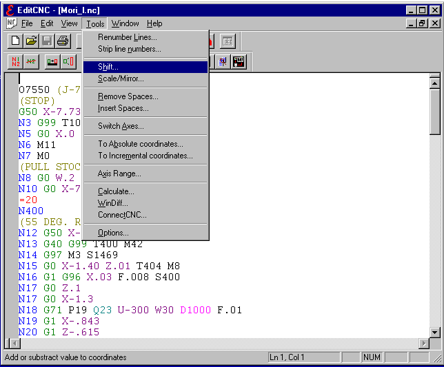 EditCNC EditCNC Has Many Powerful Features Designed Just For CNC 